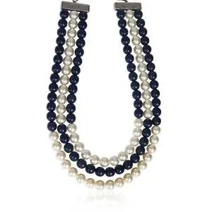 Chanel 2015 Triple Strand Chain Necklace - Palladium_plated