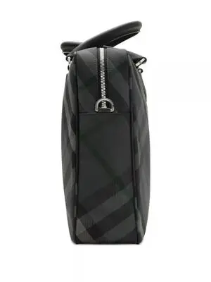 Burberry Check-pattern Briefcase