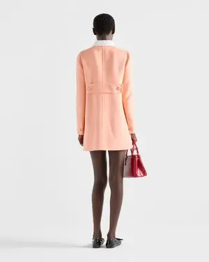Prada Lightweight Cashmere Pea Coat - Apricot