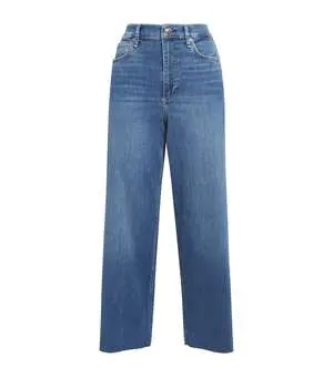 Rag & Bone Andi High-rise Wide-leg Jeans - Blue
