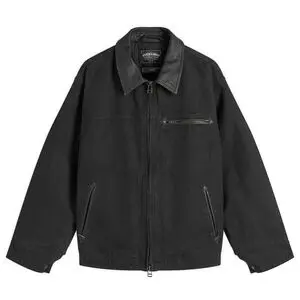 FRIZMWORKS Heavy Canvas Destroyed Work Jacket - Black