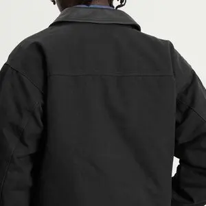 FRIZMWORKS Heavy Canvas Destroyed Work Jacket - Black