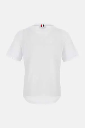 Thom Browne Cotton Milano T-shirt With Pocket - White