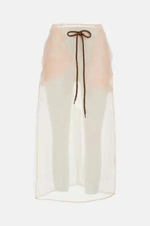 Simone Rocha Midi Skirt Rosa
