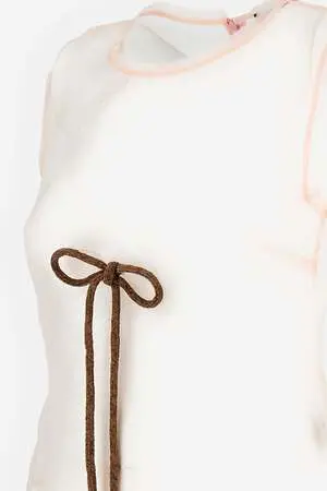 Simone Rocha Sheer Top - Rosa