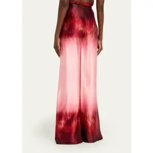 Silvia Tcherassi Andie Degrade Wide-leg Pants