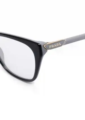 Prada Cat-eye Logo-engraved Glasses