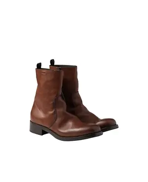 Prada Zip Up Shoes For Men