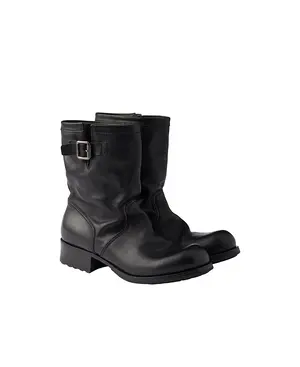 Prada Mid Calf Boots For Men