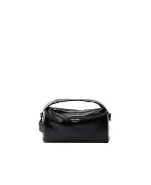 Prada Leather Shoulder Bag - Black