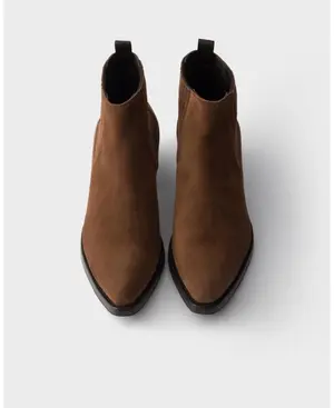 Prada Suede Chelsea Boots