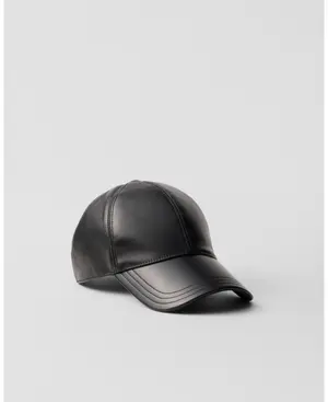 Prada Nappa Leather Baseball Cap