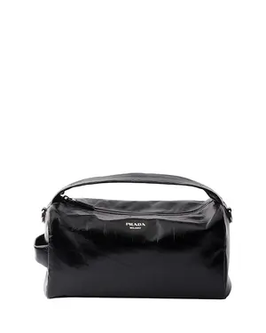 Prada Leather Shoulder Bag - Black
