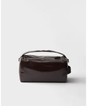 Prada Leather Shoulder Bag - Brown