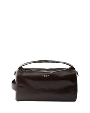 Prada Leather Shoulder Bag - Brown