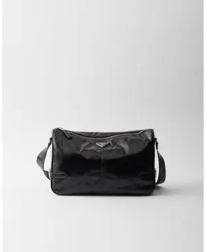 Prada Leather Shoulder Bag - Black