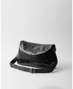 Prada Leather Shoulder Bag - Black