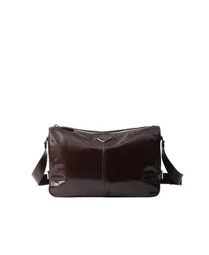 Prada Leather Shoulder Bag - Brown
