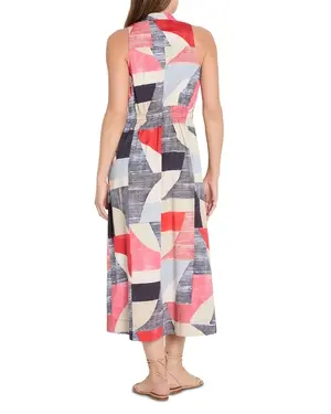 NIC+ZOE Set Sail Sonny Dress - Red Multi