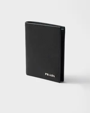 Prada Saffiano Leather Wallet - Black