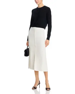 Carolina Herrera Cropped Cardigan Sweater - Black