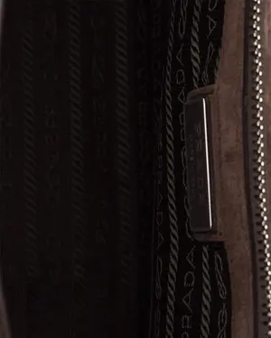 Prada Suede Shoulder Bag - Brown