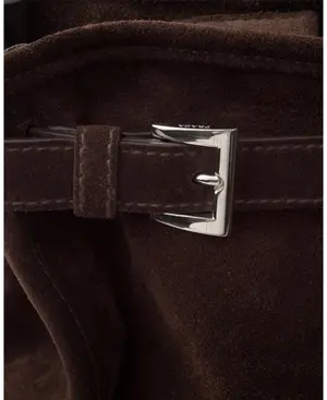 Prada Bonnie Suede Tote Bag - Brown
