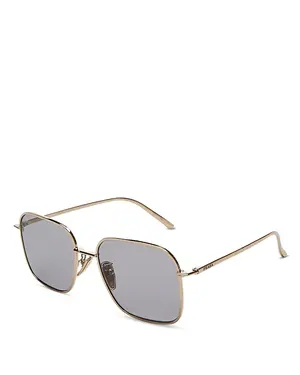 Prada Square Sunglasses, 54mm - Pale Gold