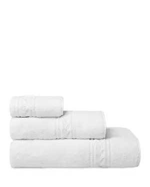 PRATESI Impero Washcloth - White/white