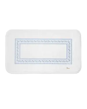 PRATESI Impero Tub Mat - White/medium Blue