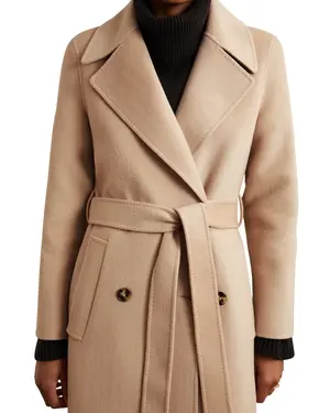 REISS Petite Rene Coat - Neutral