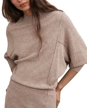 REISS The Suni High Neck Sweater Dress
