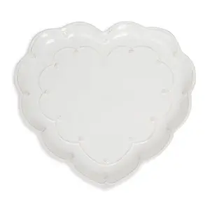 JULISKA Berry & Thread Heart Platter - White