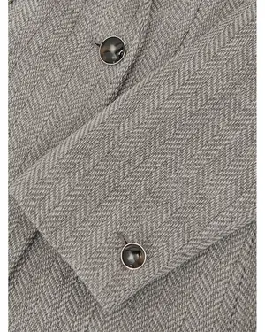 REISS Petite Ember Herringbone Jacket - Grey