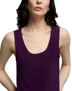 ARGENT Silk Tank Top - Grape