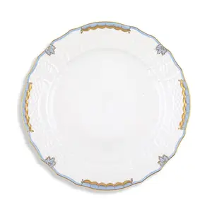 HEREND Service Plate - Light Blue