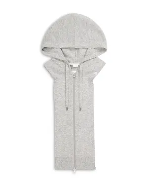 Veronica Beard Merino Wool & Cashmere Hoodie Dickey