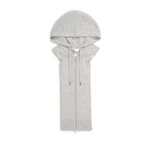 Veronica Beard Merino Wool & Cashmere Hoodie Dickey
