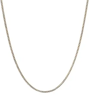 John Hardy 14k Yellow Chain Curb Link Necklace - Gold