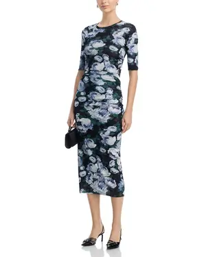 Stella McCartney Floral Print Mesh Skirt - Multi