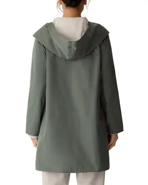 Eileen Fisher Reversible Hooded Coat