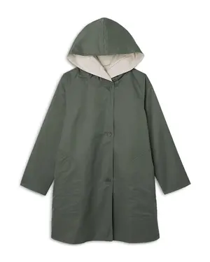 Eileen Fisher Reversible Hooded Coat