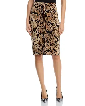 Stella McCartney Cloud Leopard Printed Skirt - Multi