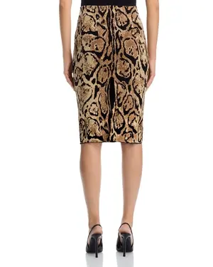 Stella McCartney Cloud Leopard Printed Skirt - Multi