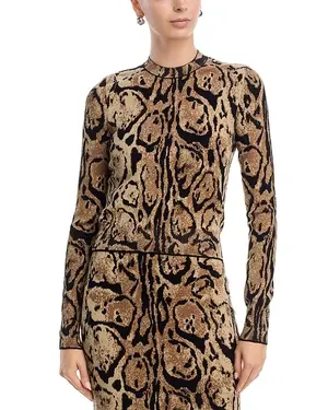 Stella McCartney Leopard Print Knit Top - Multi
