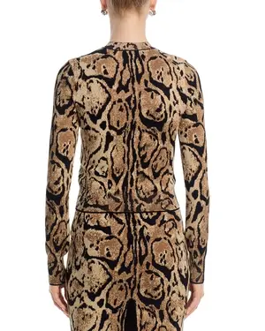 Stella McCartney Leopard Print Knit Top - Multi