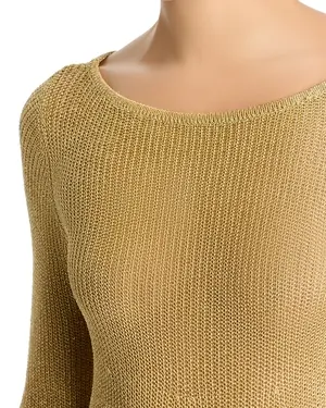 Staud Nikitta Metallic Mini Dress