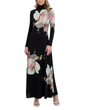 Ted Baker London Orcha Turtleneck Maxi Dress