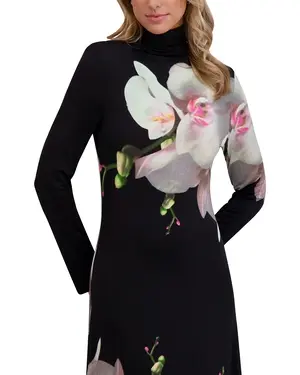 Ted Baker London Orcha Turtleneck Maxi Dress