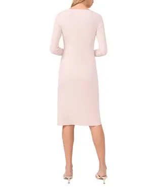 1.State Ribbed V-neck Dress